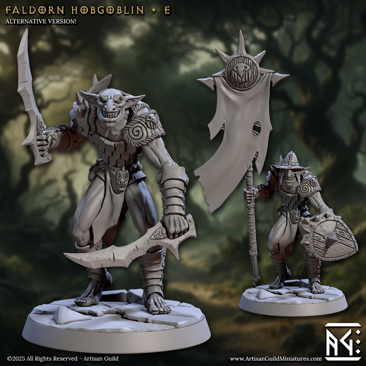 3D Printable Faldorn Hobgoblin - E (Faldorn Hobgoblins) by Artisan Guild